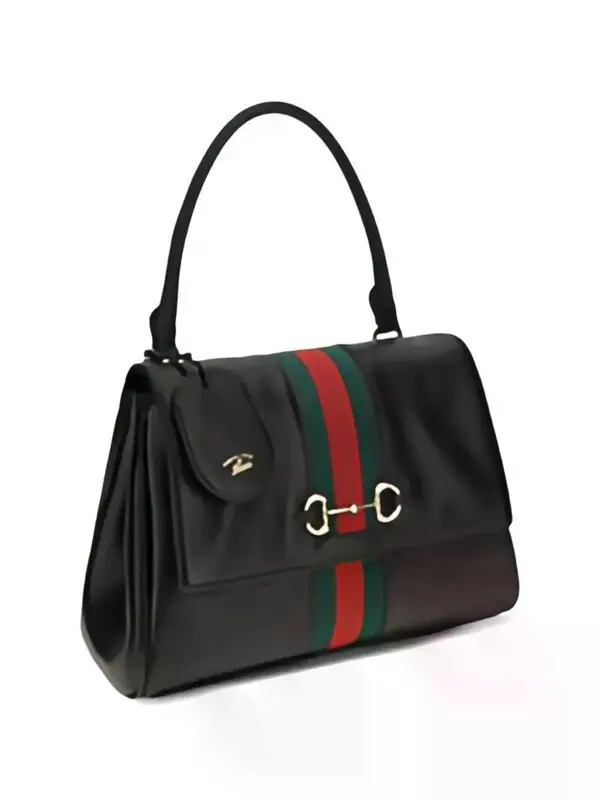 Gucci Medium Paparazzo Horsebit Web Tote Bag
