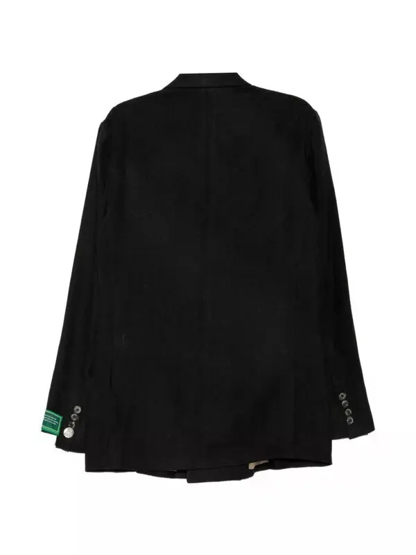 BED J.W. FORD Double-breasted Silk Blazer
