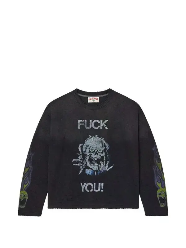 VALE FOREVER Graphic Print Crew Neck Sweatshirt