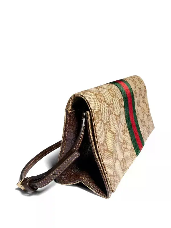 Gucci Gg Supreme Web-stripe Tote Bag