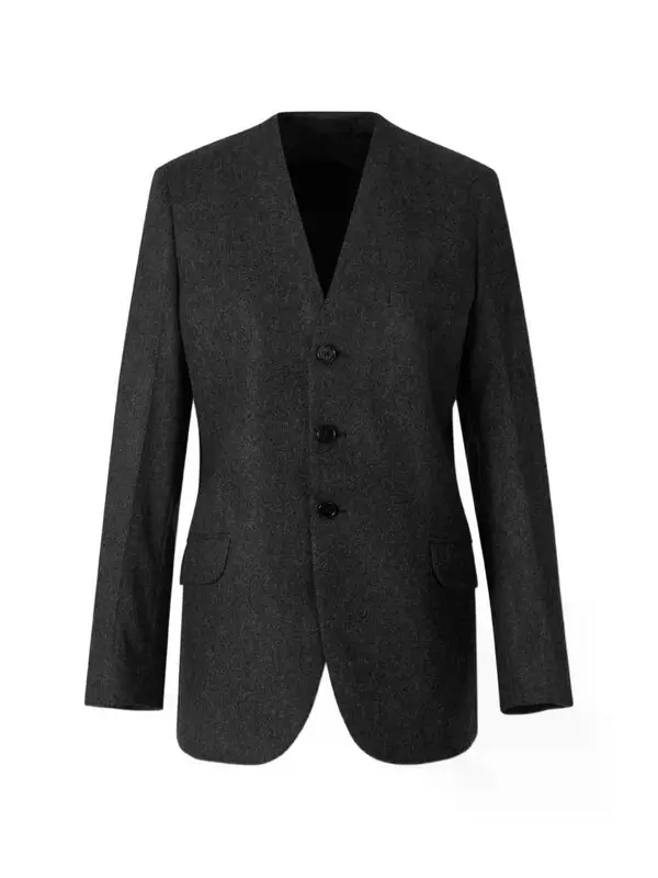 JIL SANDER Collarless Button-up Jacket