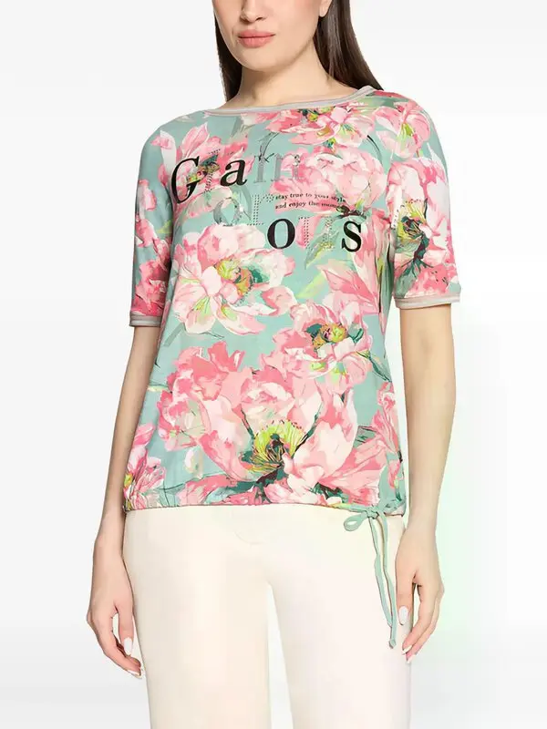 BETTY BARCLAY Floral Print T-shirt