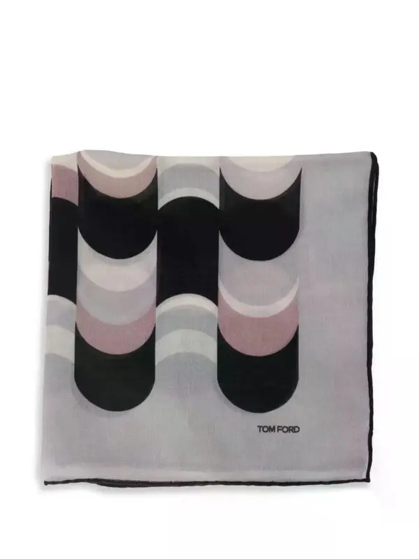 TOM FORD Geometric-print Pocket Square