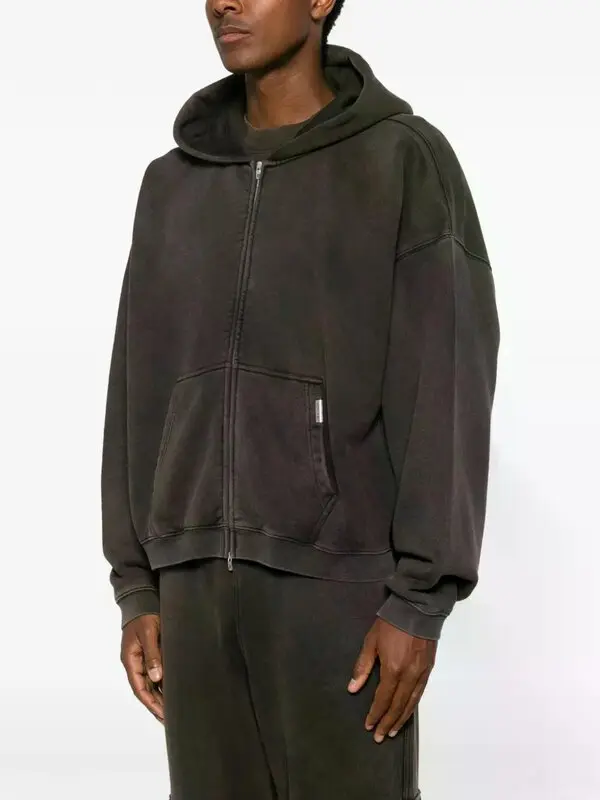 REPRESENT Initial Zip-up Cotton Hoodie