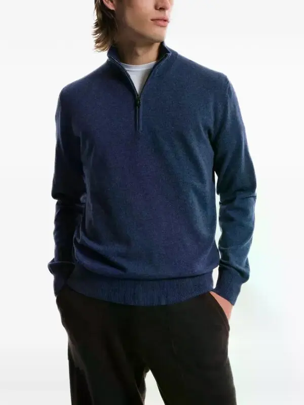PIACENZA CASHMERE 1733 Cashmere Quarter-zip Sweatshirt