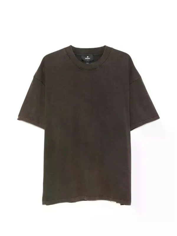 REPRESENT Initial Faded-effect Logo-plaque T-shirt