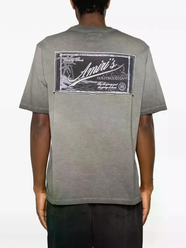 Amiri Faded Logo-patch Cotton T-shirt