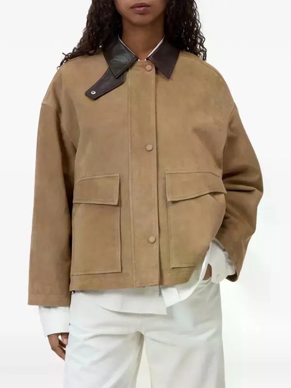 Closed Suede Leather Jacket