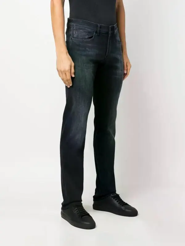 BOSS Logo Patch Cotton Jeans
