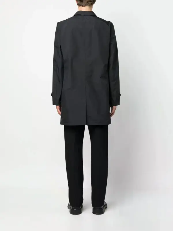 Herno Single-breasted Mid-length Raincoat