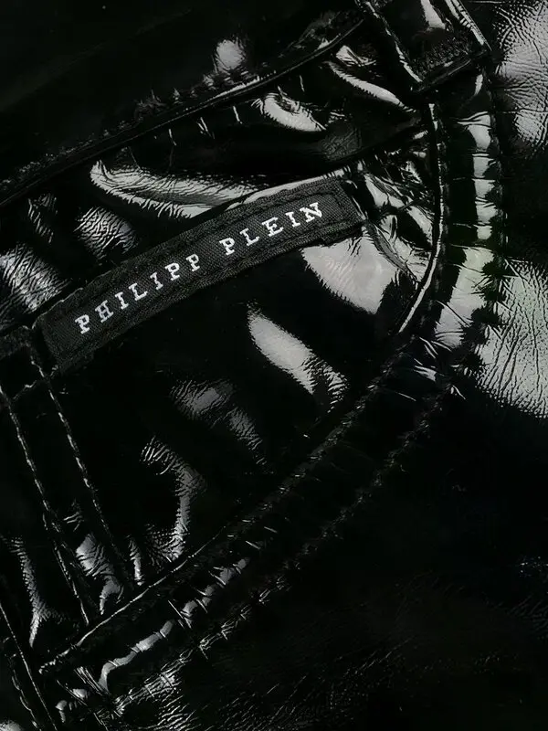 Philipp Plein Coated Skinny Leg Jeggings