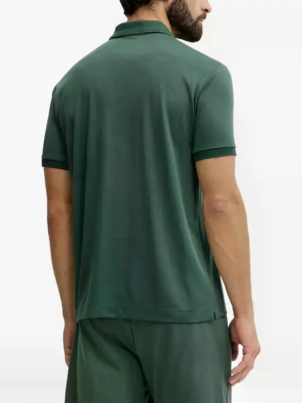 EA7 Logo-patch Short-sleeve Polo Shirt