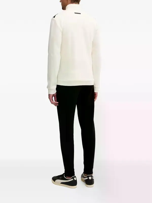 EA7 Logo-print Zip-up Sweatshirt