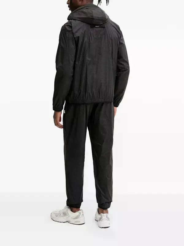 EA7 Ventus7 Grid-pattern Track Pants