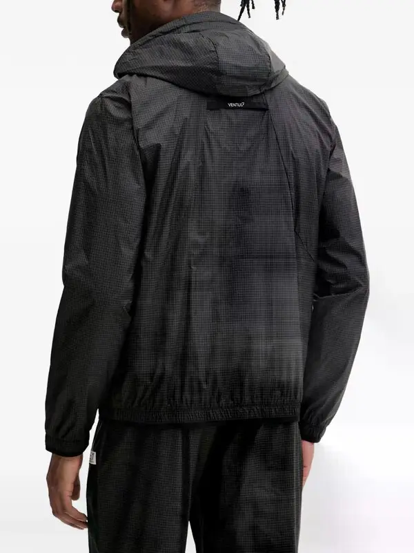 EA7 Ventus7 Grid-pattern Track Pants