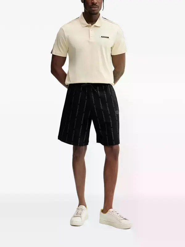 EA7 Emporio Armani Logo Print Drawstring Shorts
