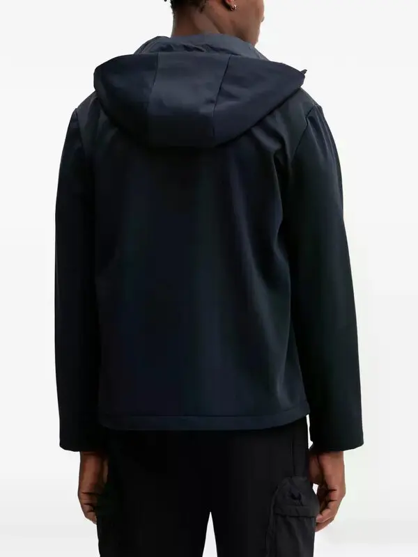 EA7 Logo-patch Hooded Jacket