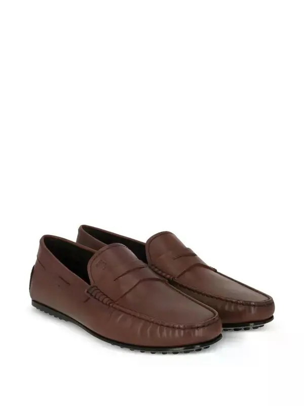 TOD'S Gommino Leather Loafers