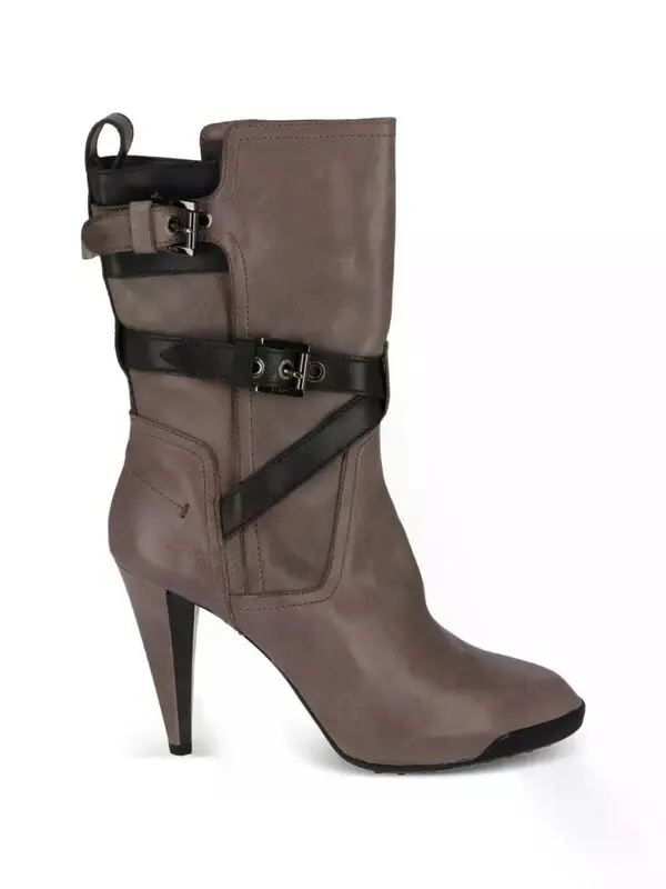 TOD'S Buckle-strap Leather Ankle Boots