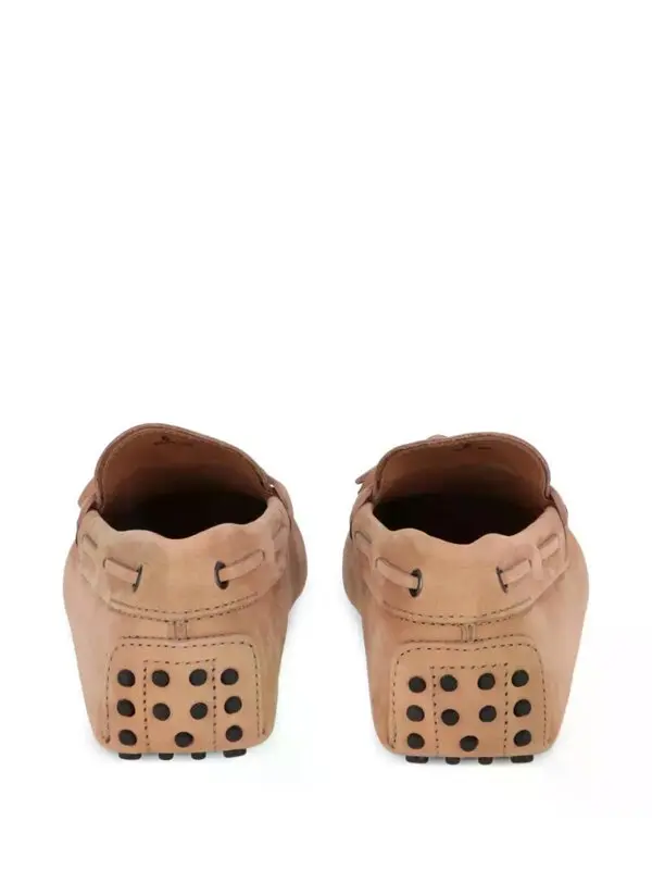 TOD'S Gommino Leather Loafers - Neutrals