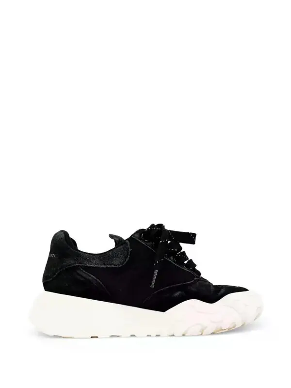 Alexander McQueen Court Chunky Sneakers - Black
