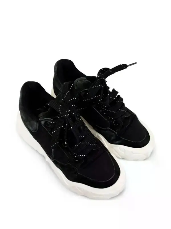 Alexander McQueen Court Chunky Sneakers - Black