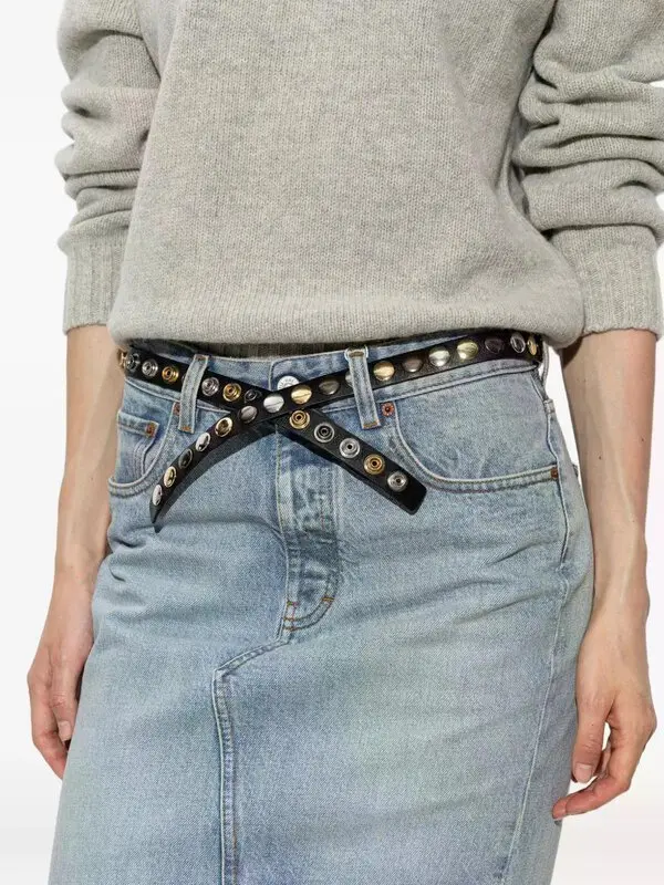 IRO PARIS Stud-embellished Leather Belt