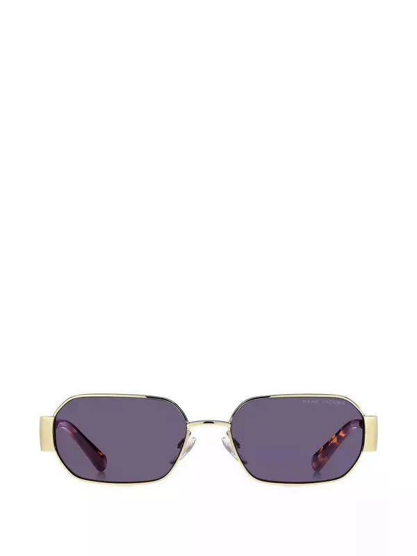 Marc Jacobs Geometric Frame Sunglasses - Gold