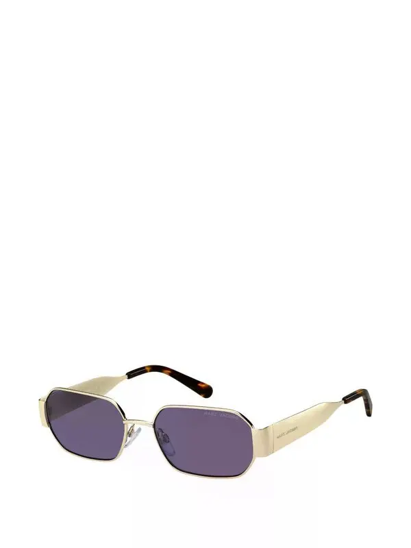 Marc Jacobs Geometric Frame Sunglasses - Gold