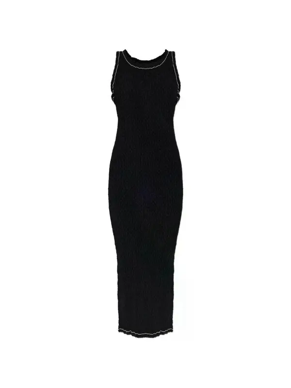 Issey Miyake Wavelet Ensemble Midi Dress
