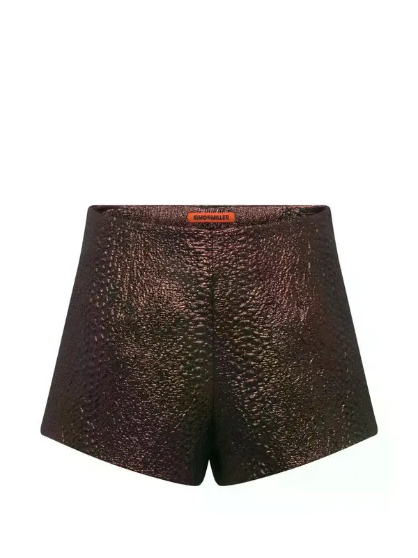 SIMONMILLER Metallic Mini Shorts