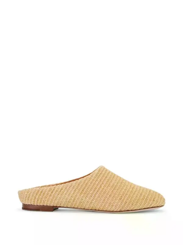 SIMONMILLER Riad Raffia Mules