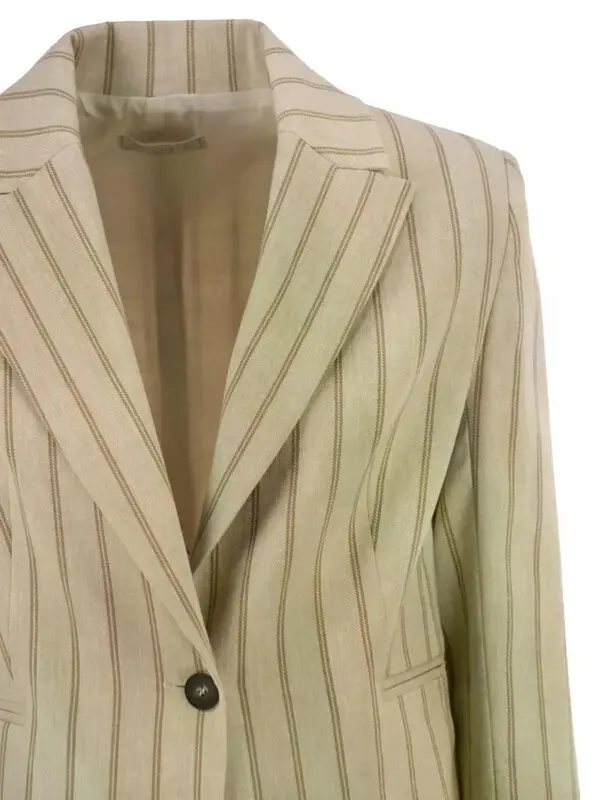 Antonelli Firenze Pinstripe Single-breasted Blazer