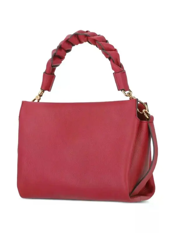 COCCINELLE Pebbled Leather Shoulder Bag - Red