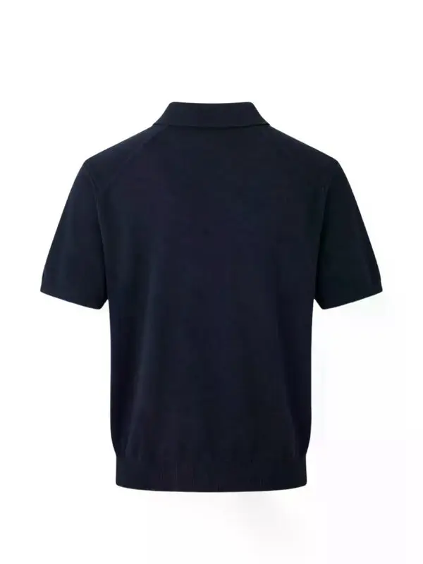 DIKTAT Short-sleeve Knitted Polo Shirt