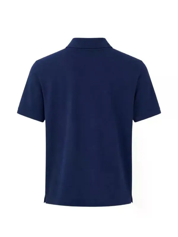 DIKTAT Short-sleeve Button-fastening Polo Shirt