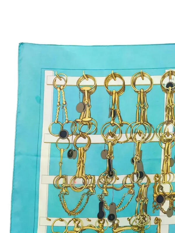 Hermès 1966 Mors Et Filets Silk Scarf