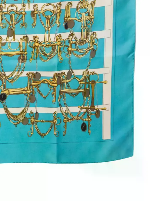 Hermès 1966 Mors Et Filets Silk Scarf