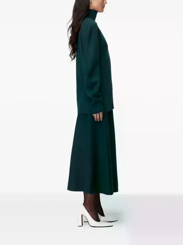 Another Tomorrow Dolman-sleeve Funnel-neck Sweater