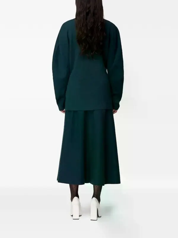 Another Tomorrow Dolman-sleeve Funnel-neck Sweater