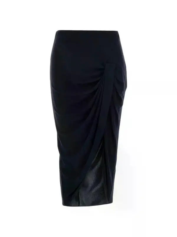Stella McCartney Draped Midi Skirt - Blue