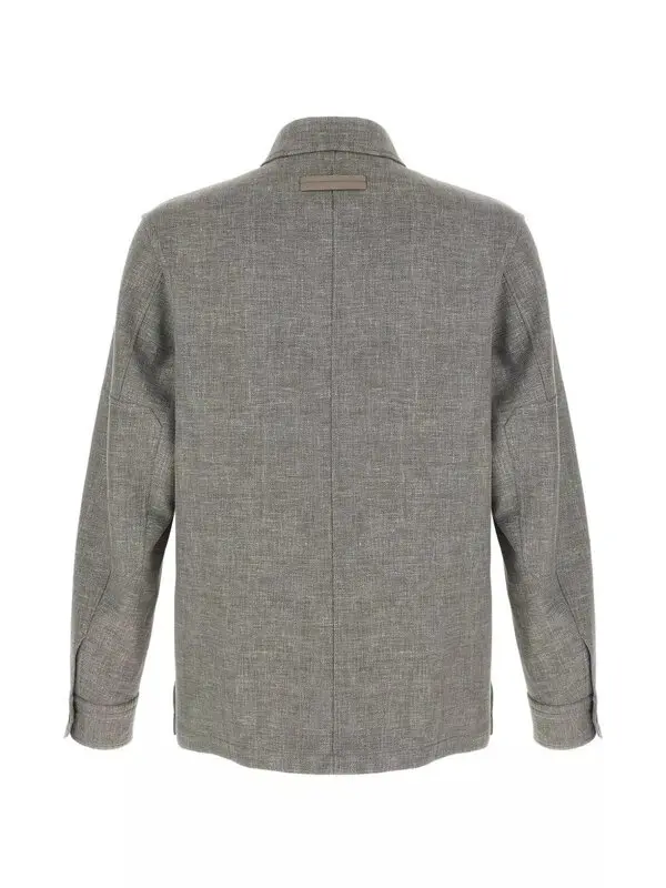 Zegna Crossover Mélange-effect Shirt