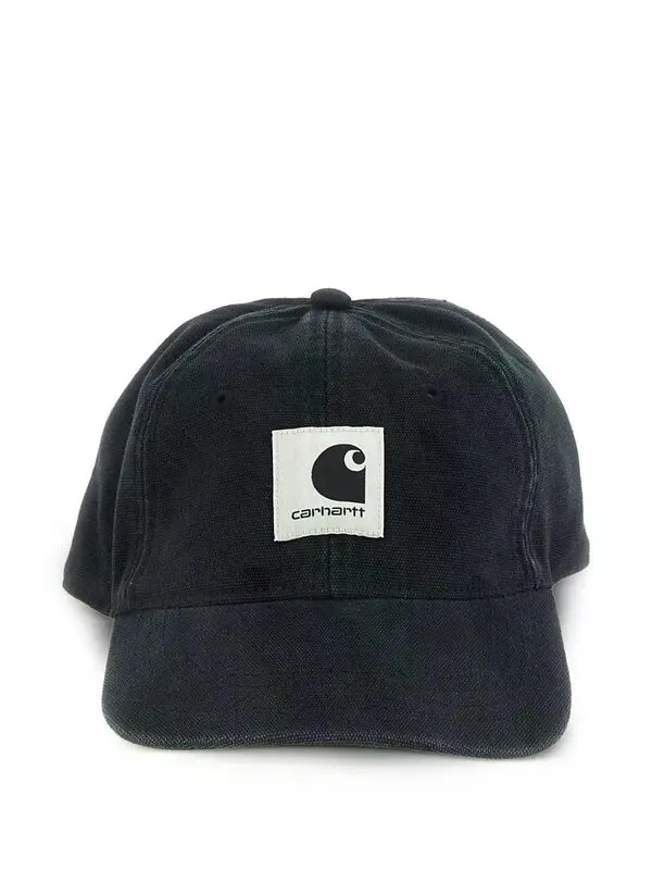 Carhartt Work In Progress Logo Patch Baseball Cap - Black