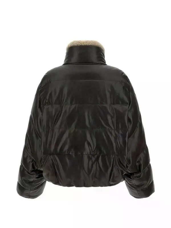 Brunello Cucinelli Quilted Leather Jacket