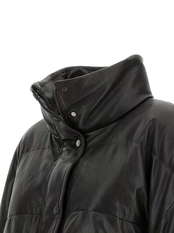 Brunello Cucinelli Quilted Leather Jacket