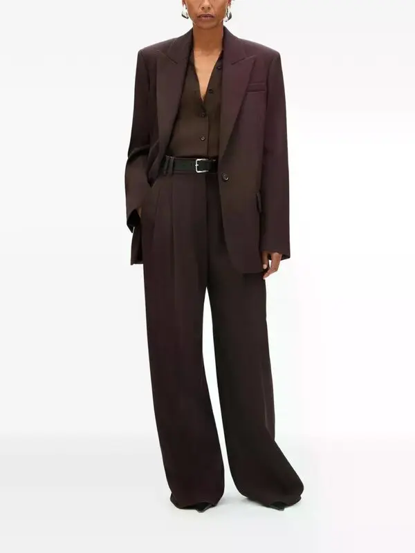 Another Tomorrow Wool Tailored Jacket
