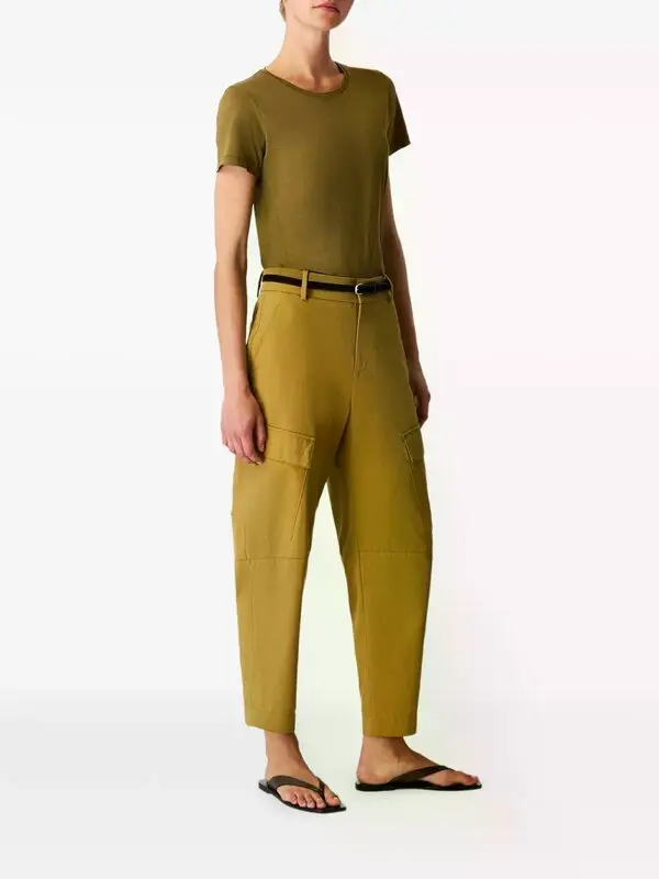 Another Tomorrow Curved Cargo Pants