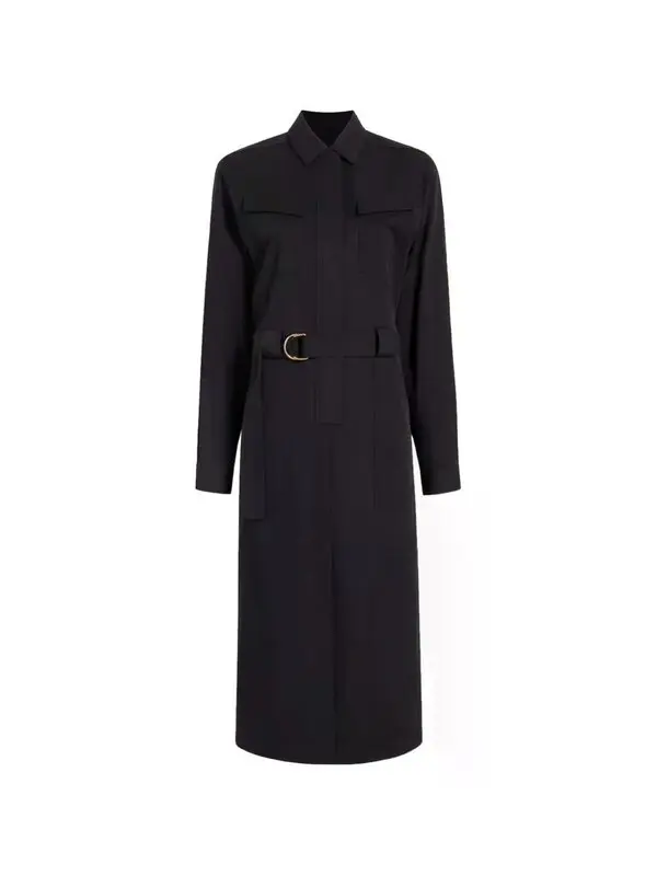 Another Tomorrow Belted Utility Dress