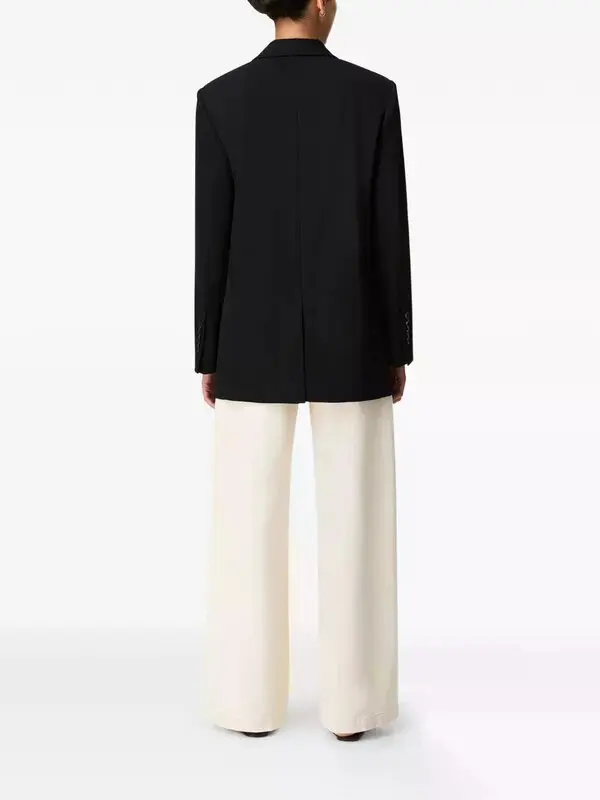 Another Tomorrow Oversized Peak-lapel Blazer