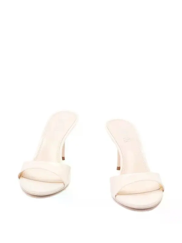 Paris Texas Lidia Leather Mules - Neutrals